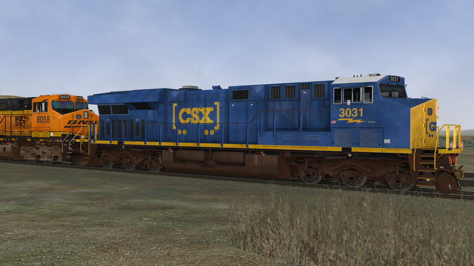 Weathered CSX ES44AH - Version 1 - Train Sim Community