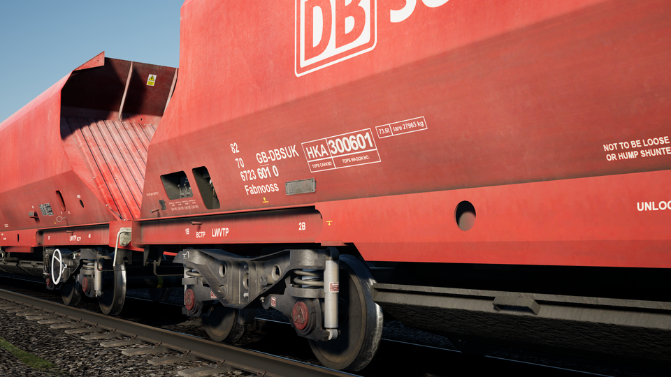 Weathered HKA aggregates wagon - Train Sim Community