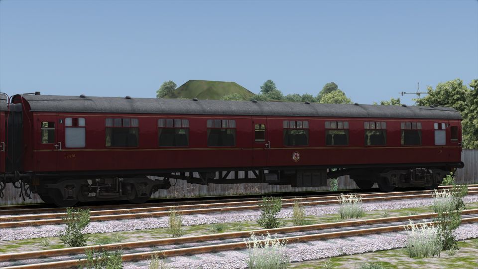 Maroon Railtour Stock - Train Sim Community