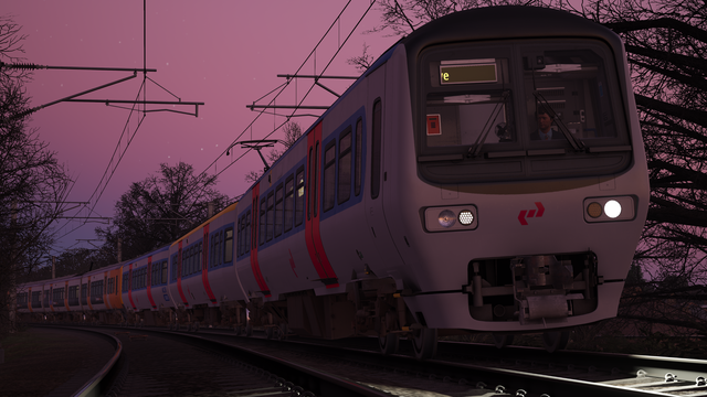 KCR MLR 'Mid-Life Refurbishment Train' (BCC Class 323 Livery) [TSW3 ...