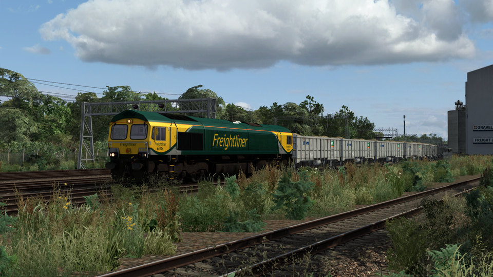 09:17 6R01 Harlow Mill FHH - Tilbury2 Container TML FL - Train Sim ...