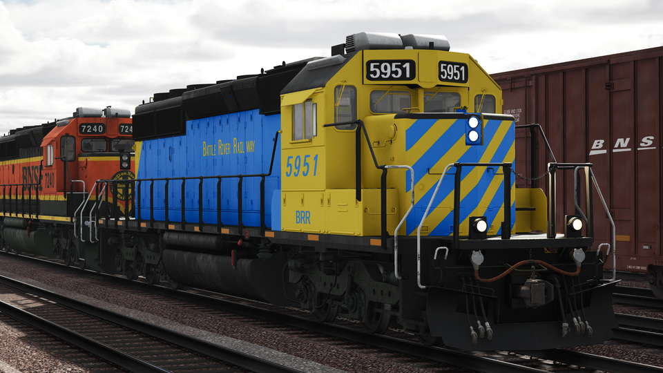 BRR SD40-2 '5951' (CJP SD40-2 Livery) - Train Sim Community