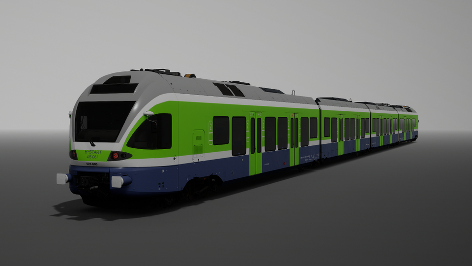 W.I.P. Stadler Flirt In Hungarian "Zöld" Livery - Train Sim Community