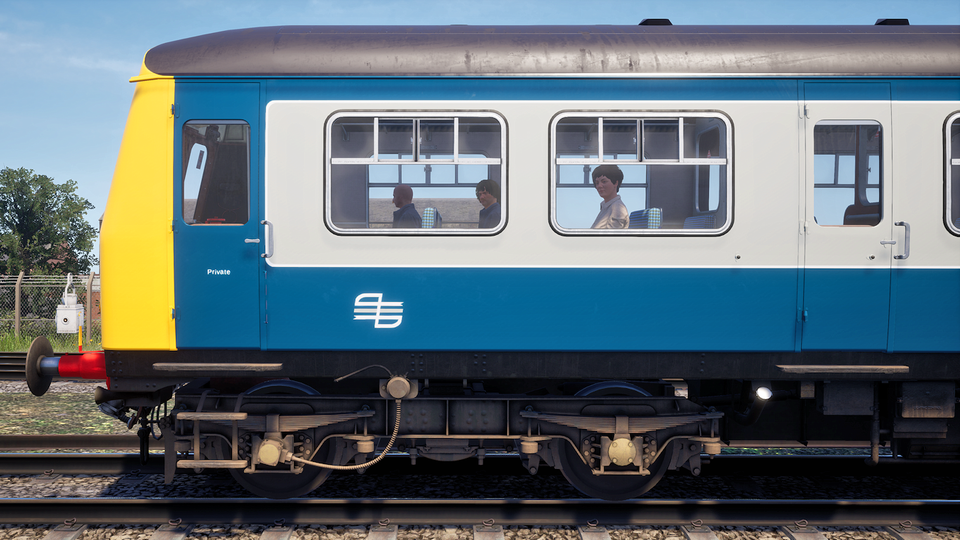 Blue & Grey Class 101, With Tyne & Wear PTE Logos - Train Sim Community