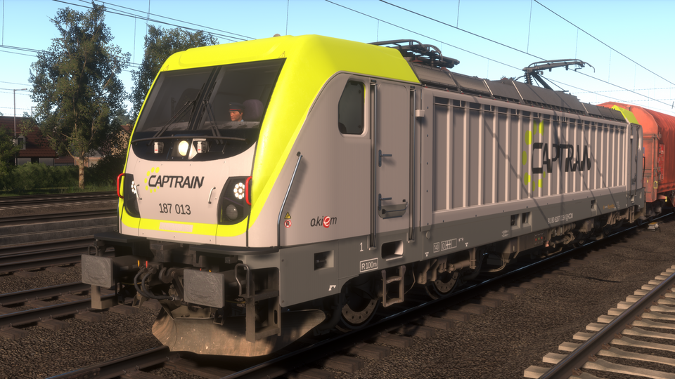 Akiem---Captrain Deustchland TRAXX AC3 '187 013' (SKA BR187 Livery ...