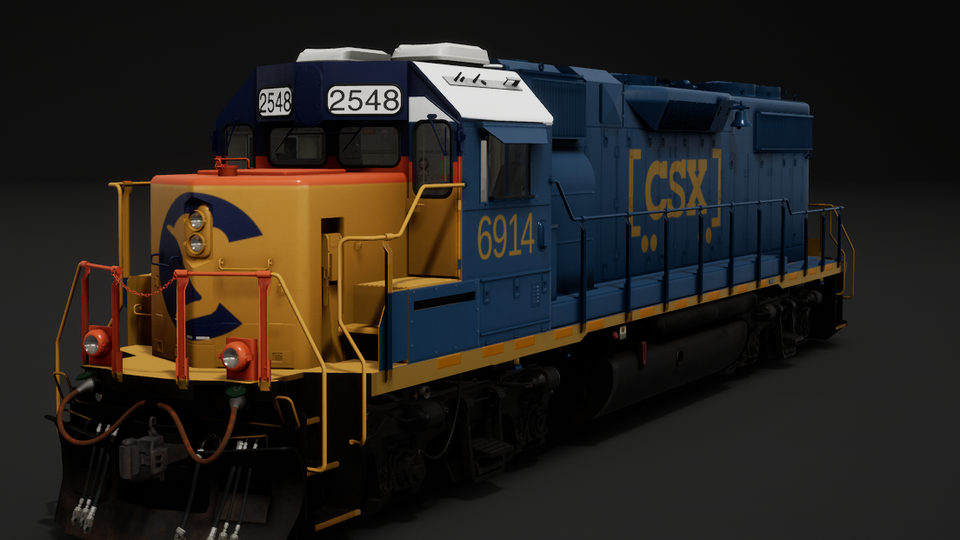 CSX 6914 Chessie System Nose - Train Sim Community
