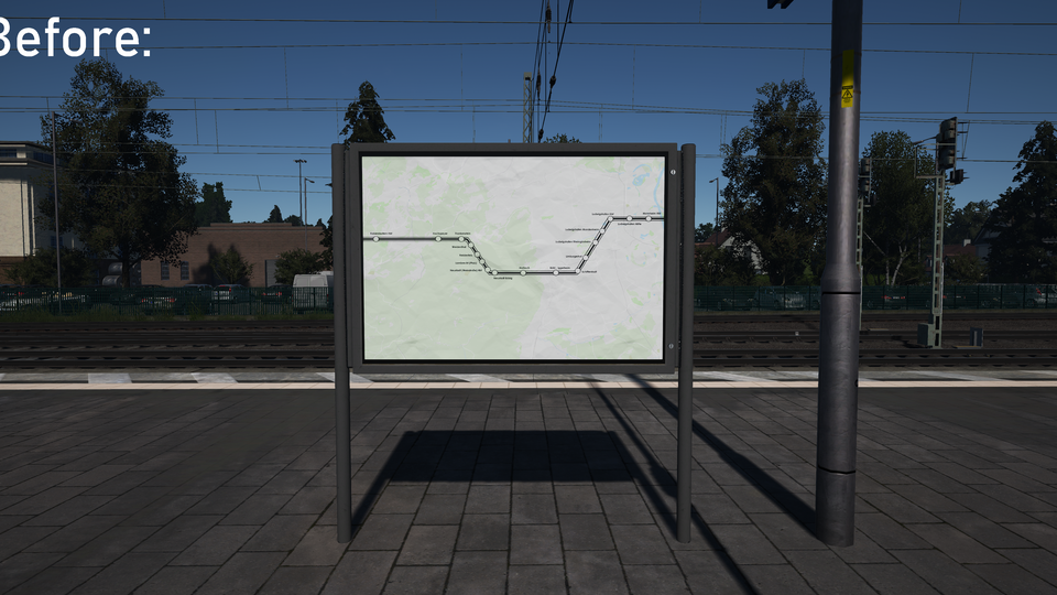 Mannheim - Kaiserslautern Route Map Patch - Train Sim Community