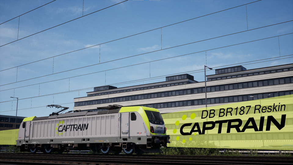Akiem---Captrain Deustchland TRAXX AC3 '187 013' (SKA BR187 Livery ...