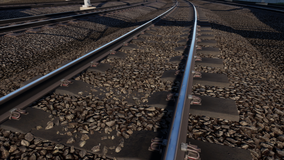 More visible track ties for Boston Providence - Train Sim Community