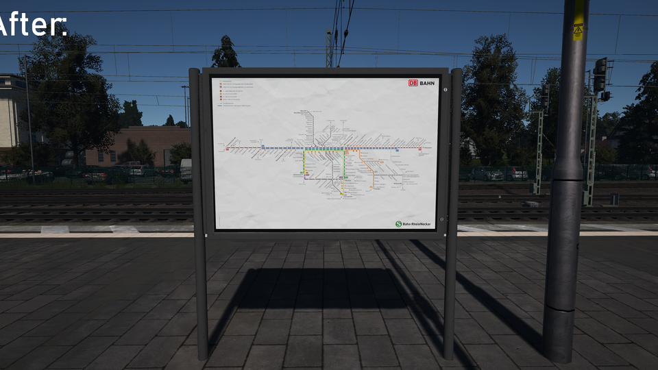 Mannheim - Kaiserslautern Route Map Patch - Train Sim Community