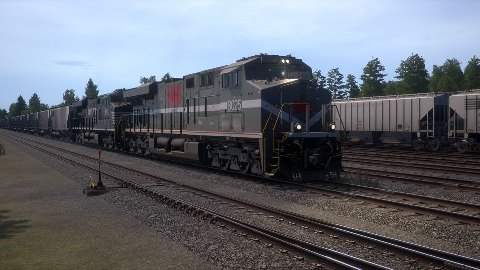 Norfolk Southern ES44AC Heritage Unit 8025 in Monongahela RR Livery ...