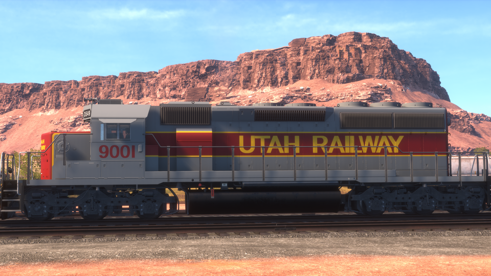 UTAH SD40 '9001' (SMH SD40-2 Livery) - Train Sim Community