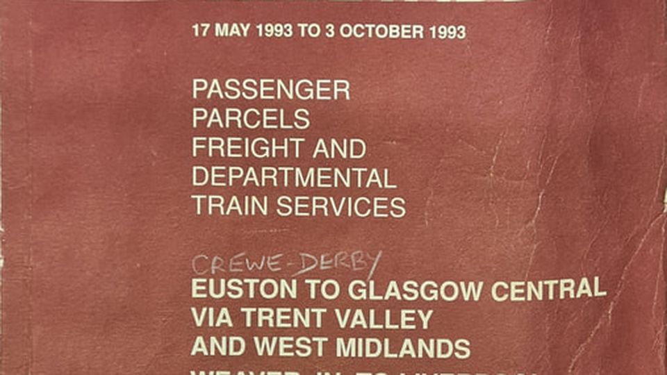 Section CB (Full WCML) - Summer 1993 - Train Sim Community